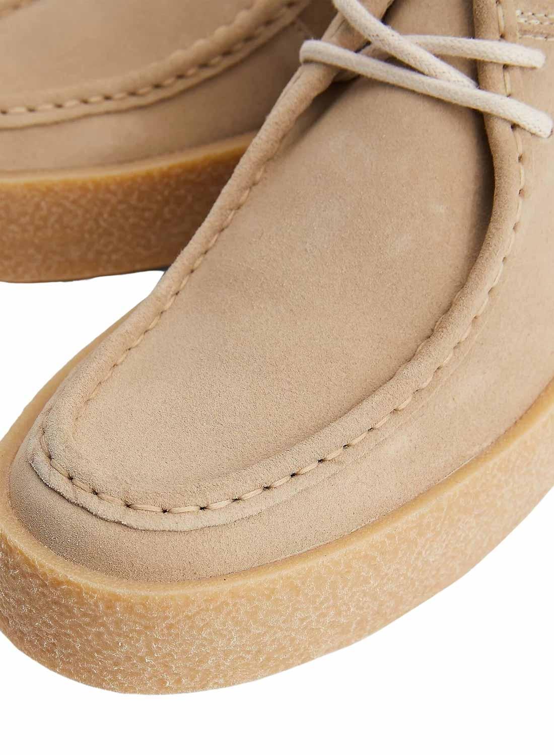 Sapatos Tommy Hilfiger De Camurça Bege para Homem