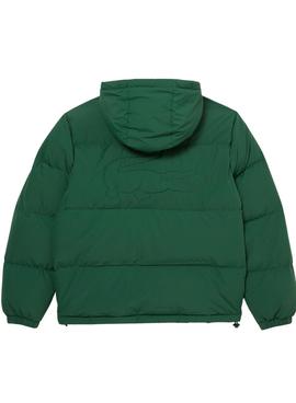 Casaca Lacoste Acolchada para Homem Verde