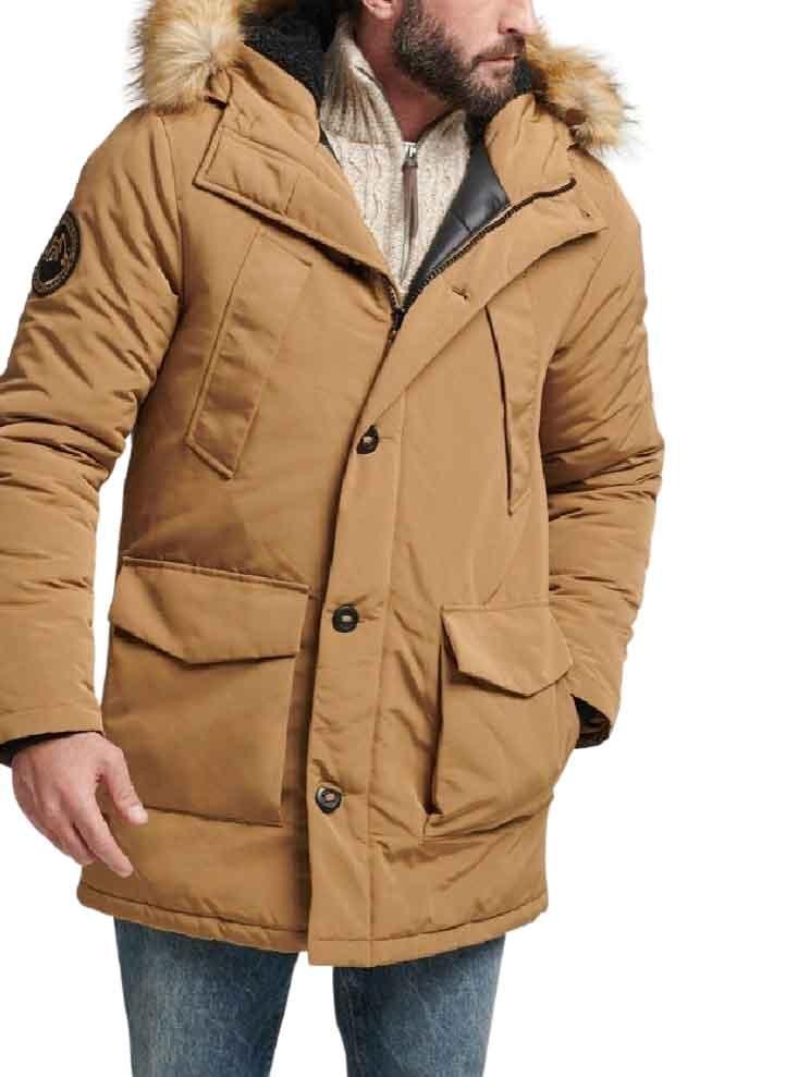 Casaca Superdry Everest para Homem Camel