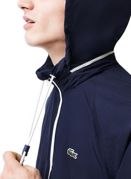 Casaca Jaqueta Lacoste Azul Marinho para Homem