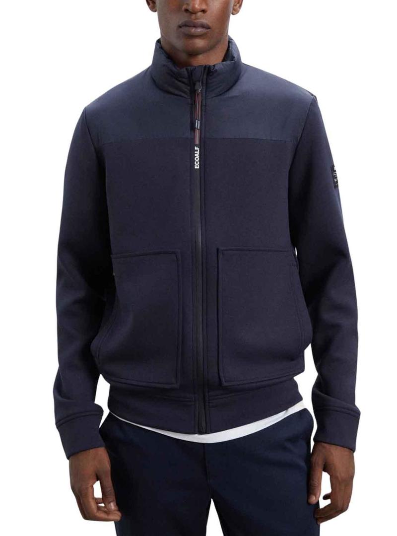 Casaca Ecoalf Merengue Azul Marinho para Homem