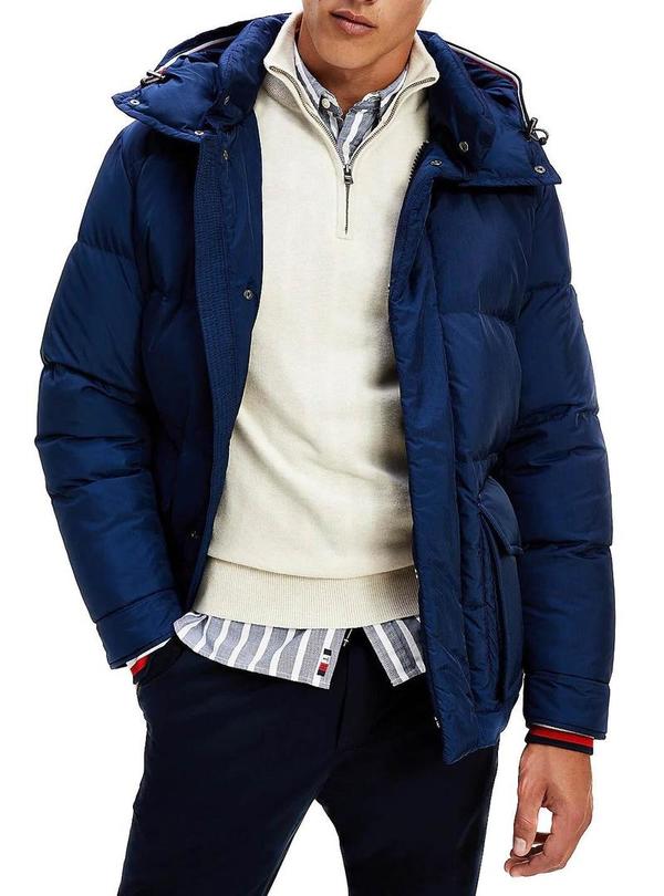 Casaca Tommy Hilfiger Down HDD Azul Homem